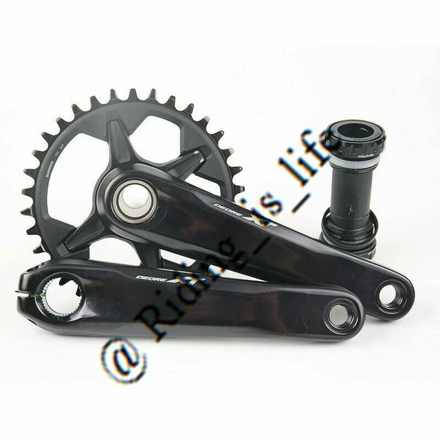 SHIMANO DEORE XT FC-M8100-1 MTB Crankset 1x12 12-speed 30T-36T/165MM/170MM/175MM £118.69 ...
