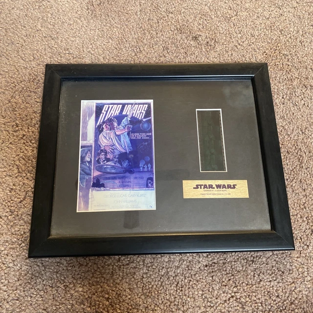 STAR WARS EPISODE IV A New Hope FRAMED FILM CELL and MOVIE PHOTO $20.00 ...