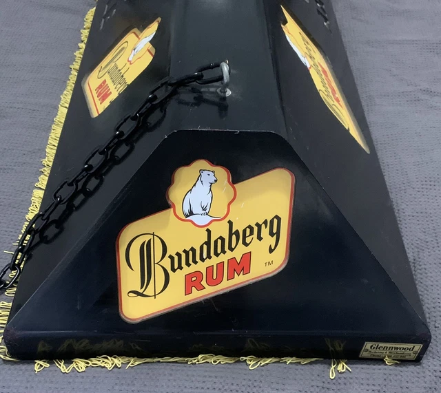 BUNDABERG RUM POOL Table Light - The Genuine Article 2nd Bear $550.00 ...