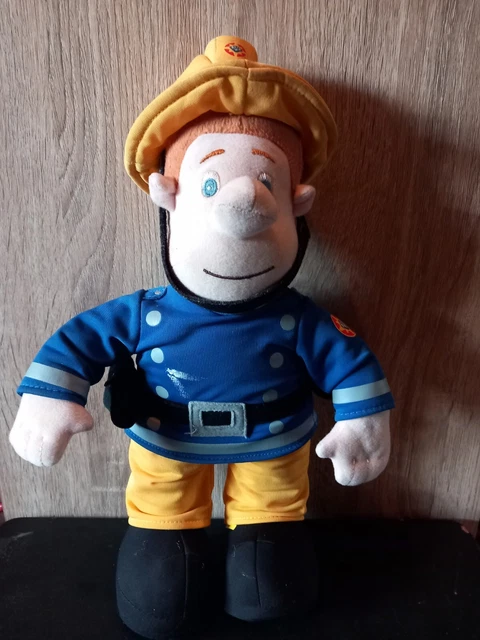 FIREMAN SAM 12& Talking Soft Plush Plays Tune And Talks £9.99 - PicClick UK