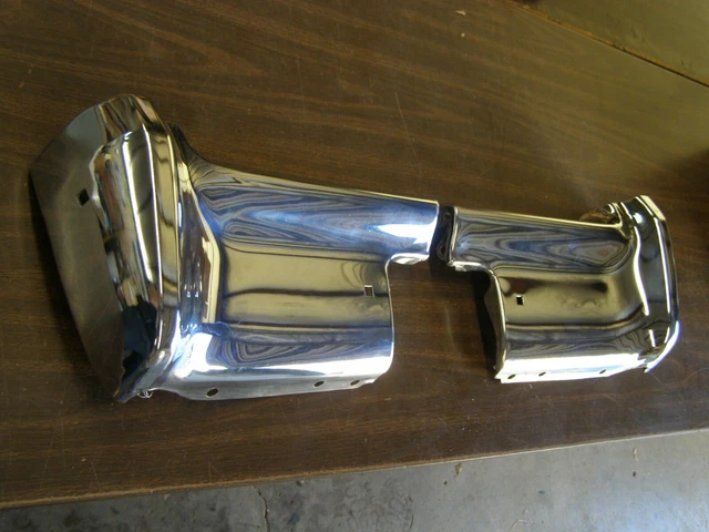 NOS OEM 1964 Chevy Impala Rear Bumper Ends Chrome Chevrolet Biscayne ...