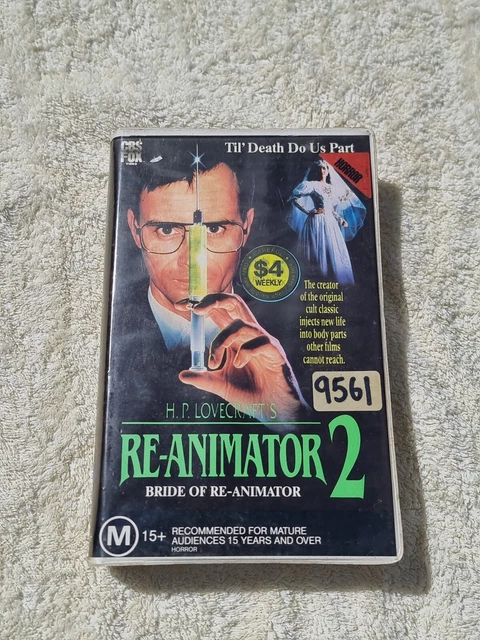 RE-ANIMATOR 2 CLAMSHELL VHS Video Tape Rare $80.00 - PicClick AU