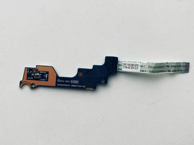 HP ELITEBOOK 850 G2 Laptop power button with flex cable 6050A2560301 £ ...
