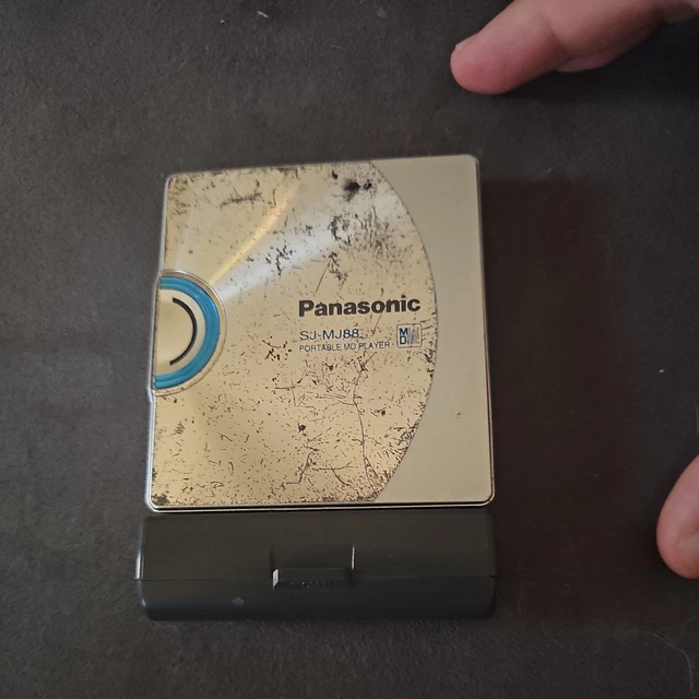 PANASONIC SJ-MJ88 PORTABLE MiniDisc player - Genuine UNTESTED no ...
