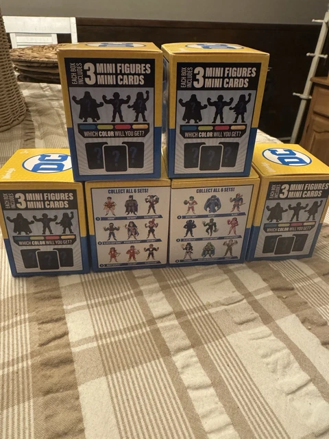 WENDY'S 2025 &DC& Mini Figures Mystery Blind Box Kids Meal Complete Set ...