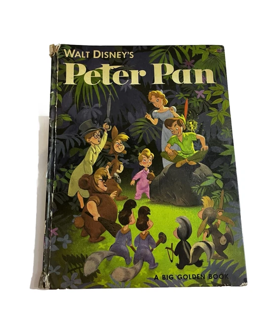 VINTAGE PETER PAN Big Golden Book 1969 $9.99 - PicClick
