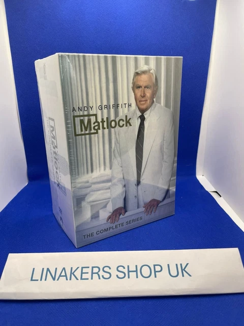 ANDY GRIFFITH MATLOCK The Complete Series 1-9 Season Collection DVD Box ...