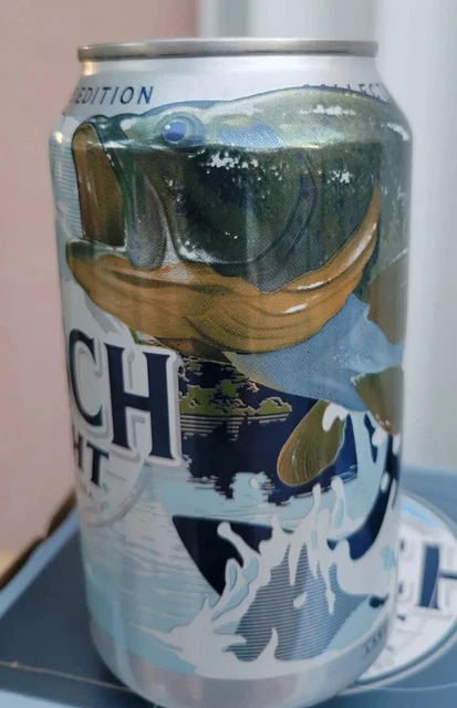 2023 BUSCH LIGHT LARGEMOUTH BASS Beer Fishing Can one empty COLLECTIBLE ...