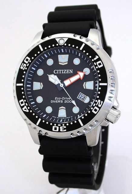 CITIZEN ECO-DRIVE PROMASTER Diver's 200M ISO 6425 Diving Watch BN0150 ...