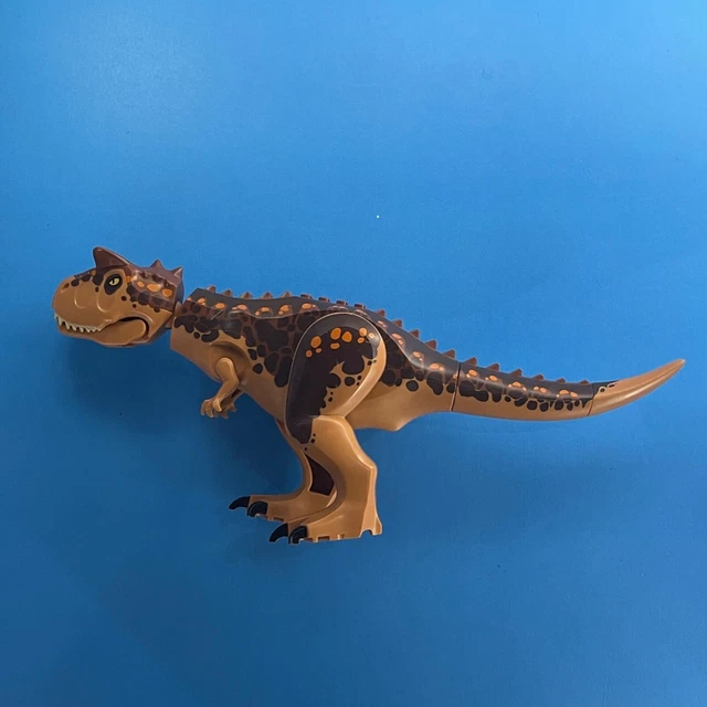 LEGO DINOSAUR CARNOTAURUS Minifigure T. Rex Jurassic Park World 75929 ...