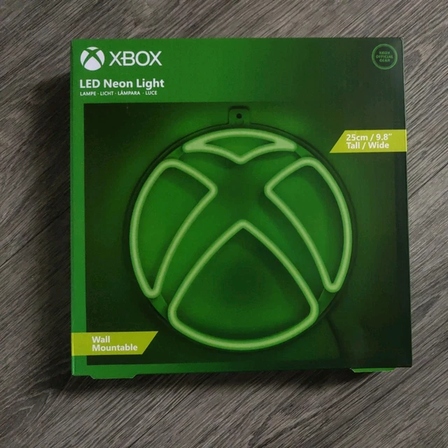 XBOX WALL MOUNTABLE LED Neon Gaming Room Light Featuring XBOX logo £19. ...