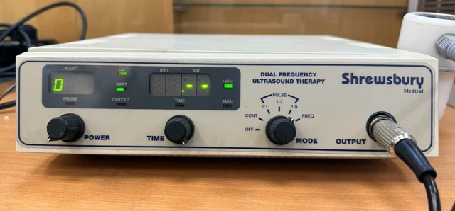 SHREWSBURY MEDICAL DUAL Frequency Ultrasound Therapy Unit with ...