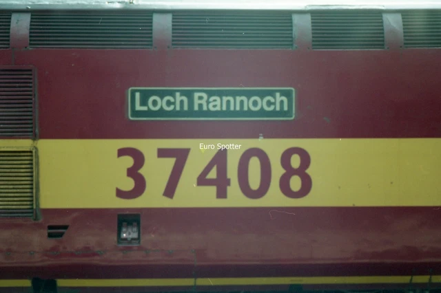 B149N 35MM NEGATIVE Class 37 Nameplate 'Loch Rannoch' (2) £2.00 ...