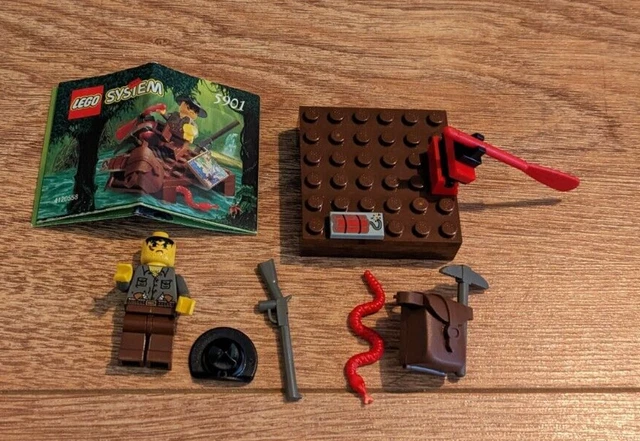 [RARE] LEGO 5901 Adventurers: Jungle - River Raft - Max Villano and ...