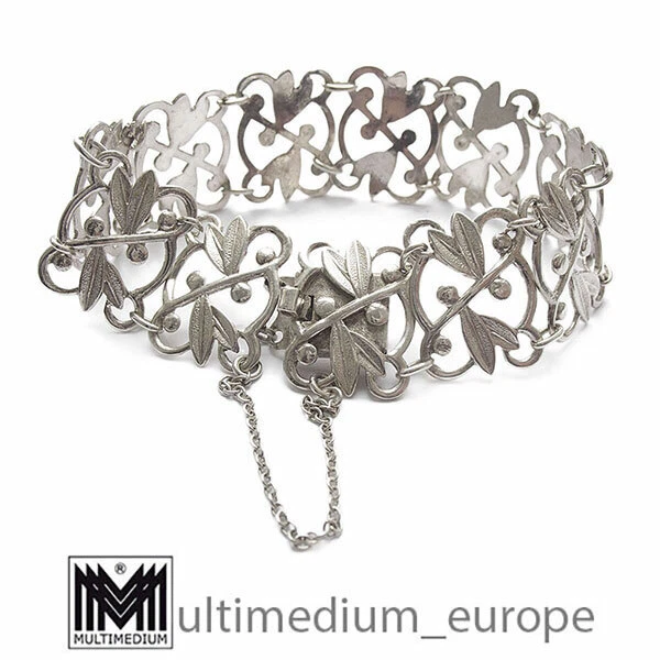 WMF IKORA SILBER Armband Art Deco 30er Jahre silver bracelet rare EUR ...