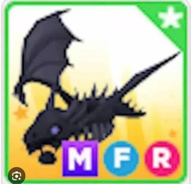 ADOPT ME - MFR SHADOW DRAGON (mega Fly Ride) Schattendrache EUR 300,00 ...