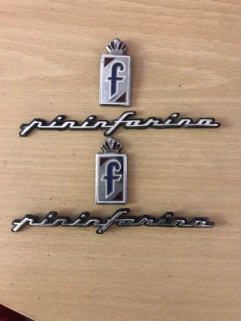 ALFA ROMEO GTV Spider Brera Pininfarina F Badge / Emblem 60676918 100% ...
