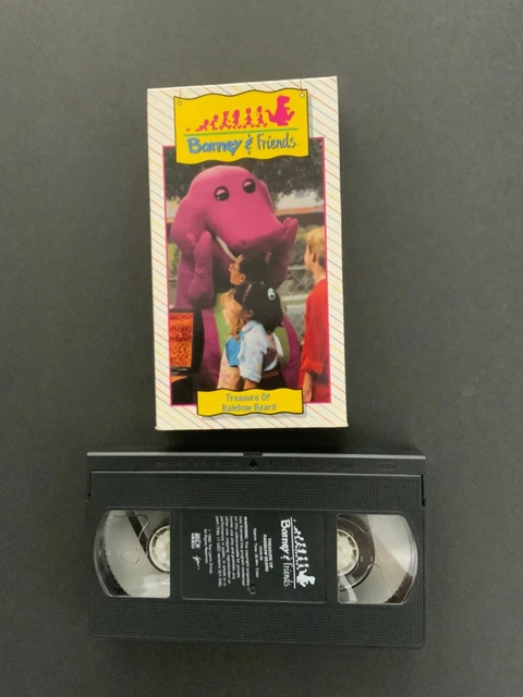 RARE BARNEY AND Friends VHS Treasure Of Rainbow Beard Time Life 1992 ...