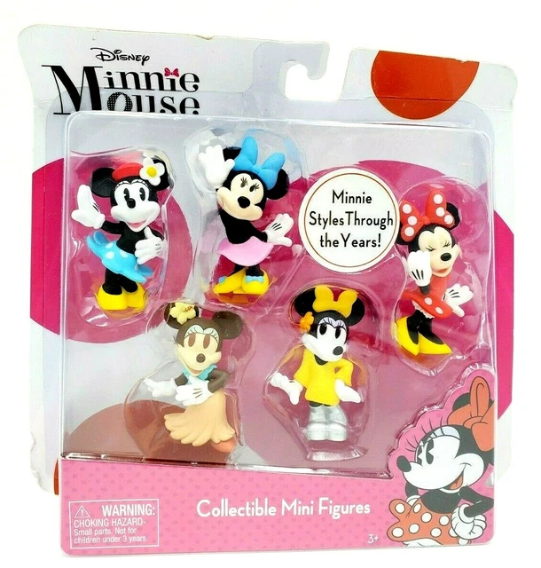 DISNEY MINNIE MOUSE Styles Through the Years Collectible Mini Figures ...