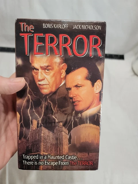 THE TERROR (VHS, 1963) Jack Nicholson, Boris Karloff - New & Sealed! £7.68 - PicClick UK