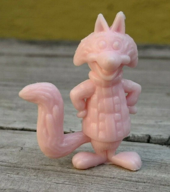 VTG 1971 CEREAL Premium Mexican Pink Figure Fibber Fox Hanna Barbera ...