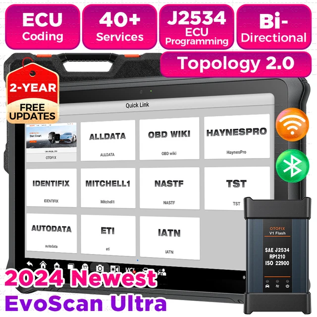 OTOFIX EVOSCAN ULTRA Voiture Outils Diagnostics OBD Systèmes Complète ...