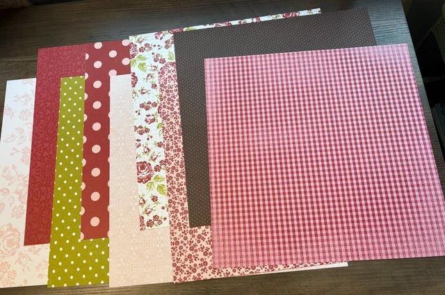 STAMPIN UP 12X12 DSP Designer Series Paper ~ 9 Sheets Bella Rose ~ Z8 £ ...