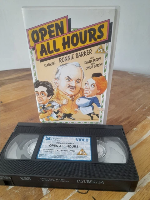BBC CLASSIC COMEDY Open All Hours VHS HI-FI. 83 Mins Approx. PG. £4.00 ...