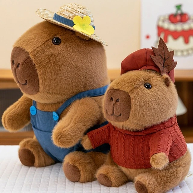 SIMULATION CAPYBARA PLUSH Toy Cartoon Capibara Fluffty Doll Birthday Gift $22.61 - PicClick AU