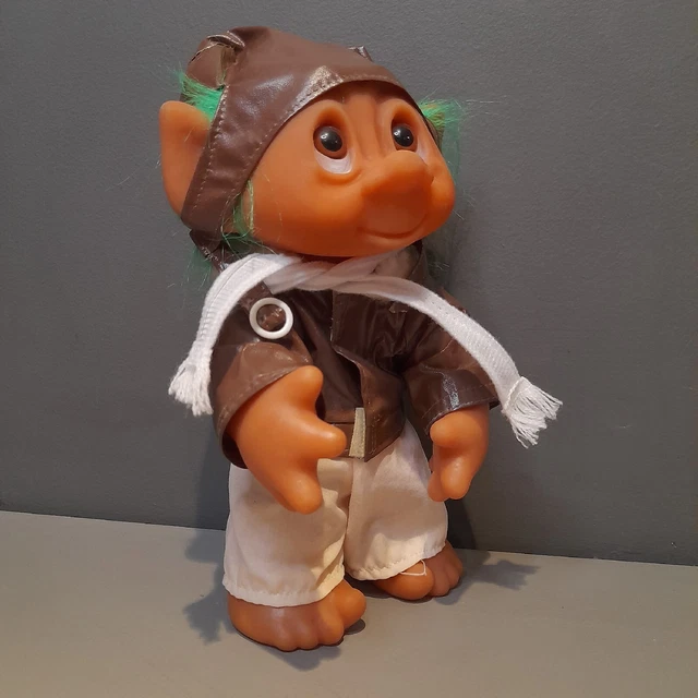 VINTAGE DAM TROLL Rare Large 1977 Pilot Flying Ace Thomas Dam Denmark ...