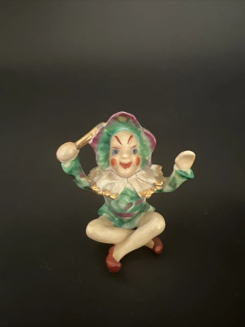 VINTAGE, VERY RARE Jester Figurine Made In Occupied Japan Circa 1945 ...