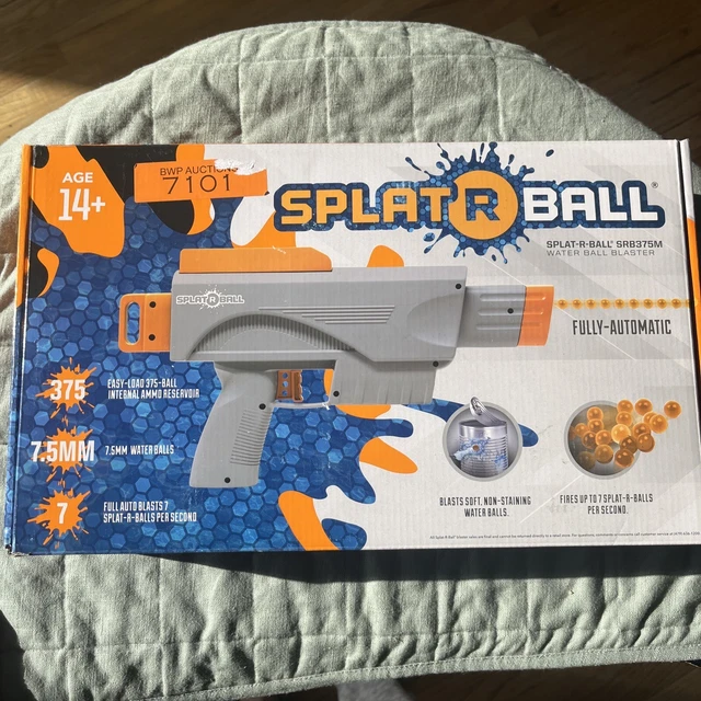 SPLAT-R-BALL FULL AUTOMATIC Water Bead Blaster Gun Toy ~ Missing ...