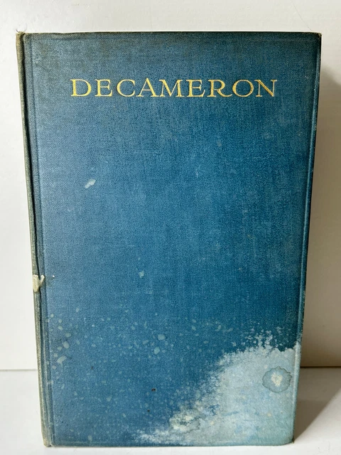 THE DECAMERON OF Boccaccio Illustrated by Thomas Derrick ( Chatto ...