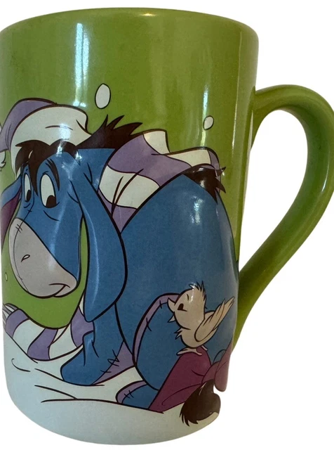 DISNEY STORE EXCLUSIVE Winnie The Pooh 3D Eeyore Green Christmas Winter ...