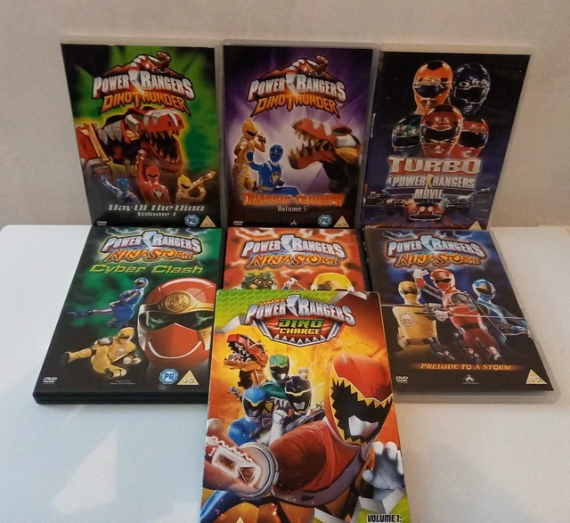 POWER RANGERS DVD Bundle X7 Dino Thunder Ninja Storm £12.99 - PicClick UK