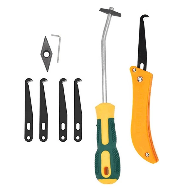 8X CAULKING TOOL Kit Caulking Edge Tool Tile Cleaning Repair Tool door ...