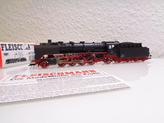 FLEISCHMANN H0 4132 K Dampflok BR 41 019 der DRG Lenz-Digital in OVP ...
