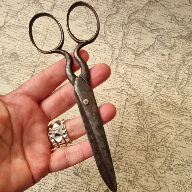 CISEAUX ANCIENS EN Fer Forgé Fin XIXè Scissors 19thC EUR 28,00 ...