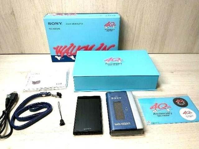 RARE SONY WALKMAN NW-A100TPS 40th anniversary limited Hi-Res Blueetooth ...