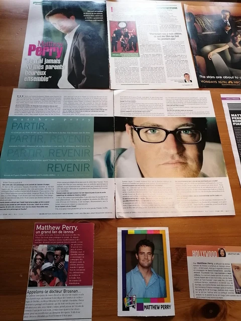 MATTHEW PERRY MAGAZINE Clippings coupure de presse * cuttings * FRIENDS ...