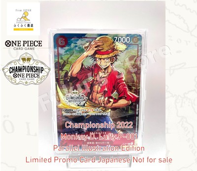 ONE PIECE CARD Game Monkey D Luffy P-001 Promo Card Championship Limited Japanes EUR 666,42 ...