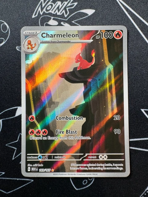 POKÉMON TCG CHARMELEON 169/165 Scarlet & Violet - 151 Holo Illustration ...