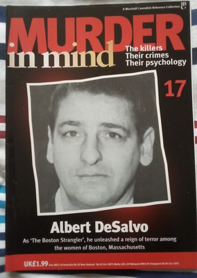 MURDER IN MIND 17 magazine Albert DeSalvo The Boston Strangler true ...