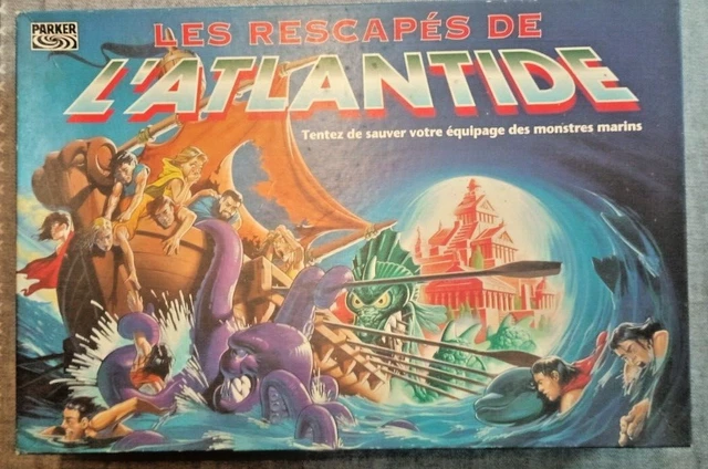 LES RESCAPÉS DE l' ATLANDIDE Jeu De Société COMPLET Bon Etat PARKER ...