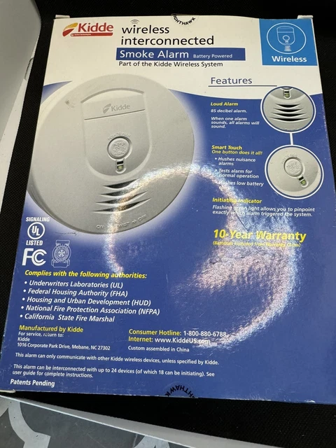 KIDDE WIRELESS INTERCONNECTED Smoke Alarm Model RF-SM-DC $29.99 - PicClick