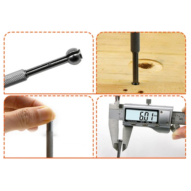 INSIDE CALIPERS MEASURING Precision Gage Manual Measurement Tool $30.97 ...