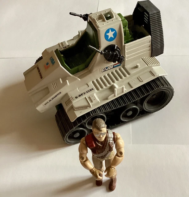 GI JOE VEHICULE Tank Triple T Avec Figurine Sergent Slauter/ Slaughter ...
