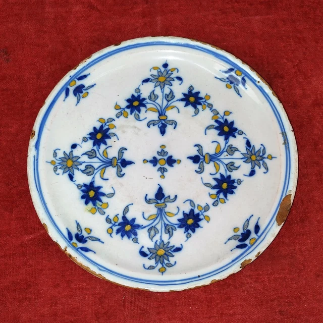 ANCIENNE ASSIETTE D ALCORA C ramique S rie Ramito 2E Periode ANCIENNE ASSIETTE D ALCORA C ramique S rie Ramito 2E Periode