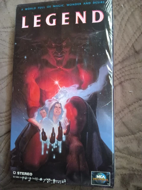 VINTAGE 1991 LEGEND MCA Universal VHS Tom Cruise,Tim Curry, New Sealed ...