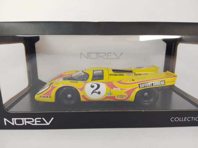 NOREV PORSCHE 917K #2 Siffert Ahrens 9h Kyalami 1970 1/18 187581 EUR 97,38 - PicClick FR
